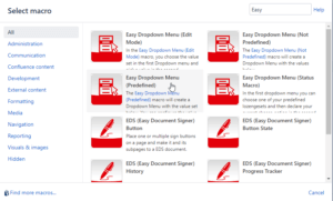 Save time with Easy Dropdown Menu in Confluence - Actonic – Unfolding ...