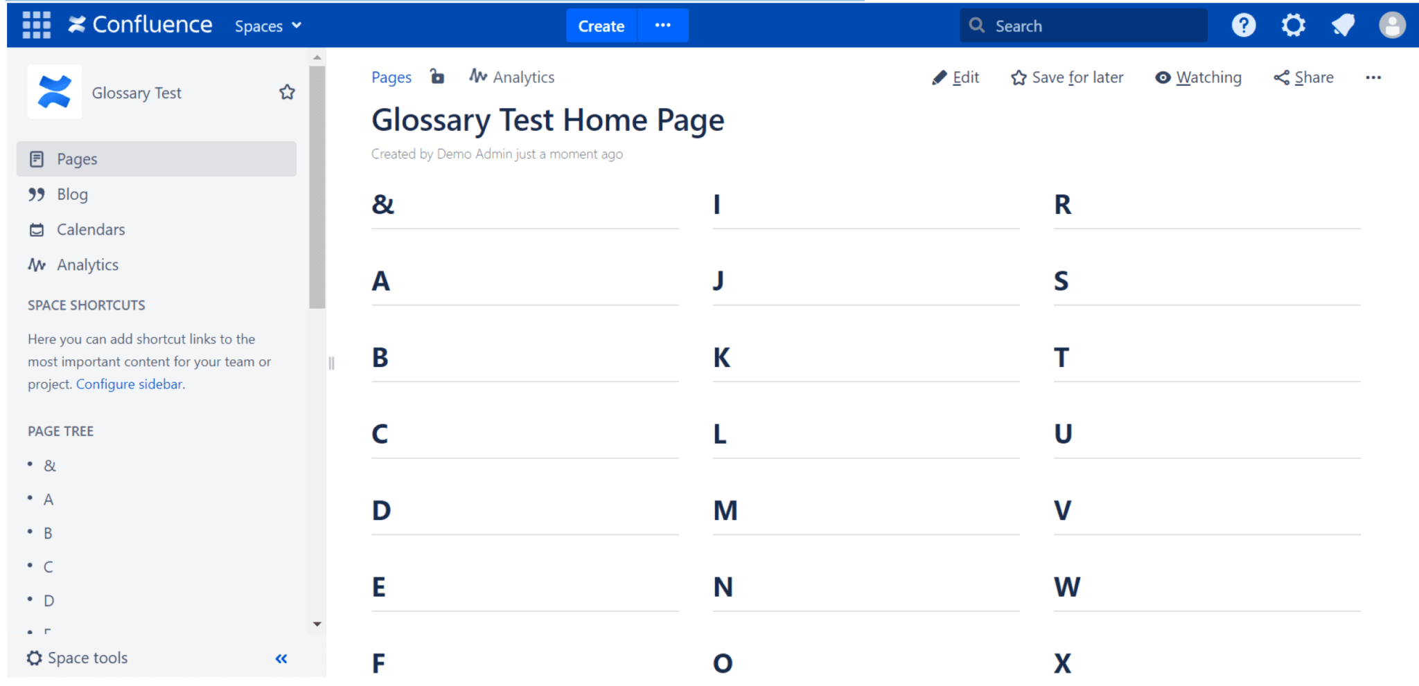 How to create a glossary in Confluence? - Actonic – Unfolding your ...
