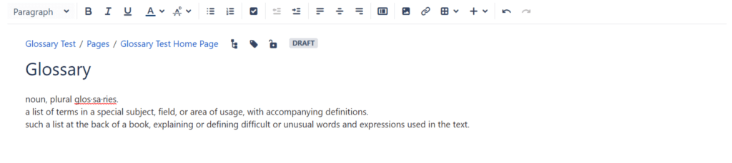 How to create a glossary in Confluence? - Actonic – Unfolding your ...