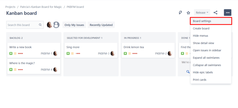 How to easily create and configure a Kanban Board in Jira - Actonic ...
