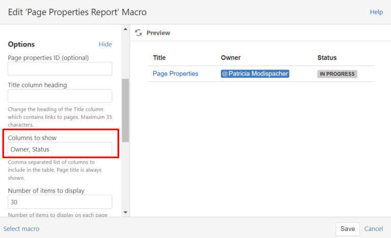 How To Use Page Properties Macros In Confluence Actonic Unfolding Your Potential
