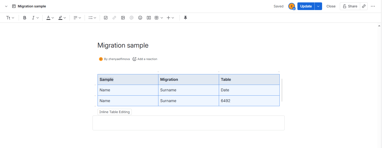 Inline Table Editing: Migration guide. How to move from Data Center to Cloud? - Actonic ...
